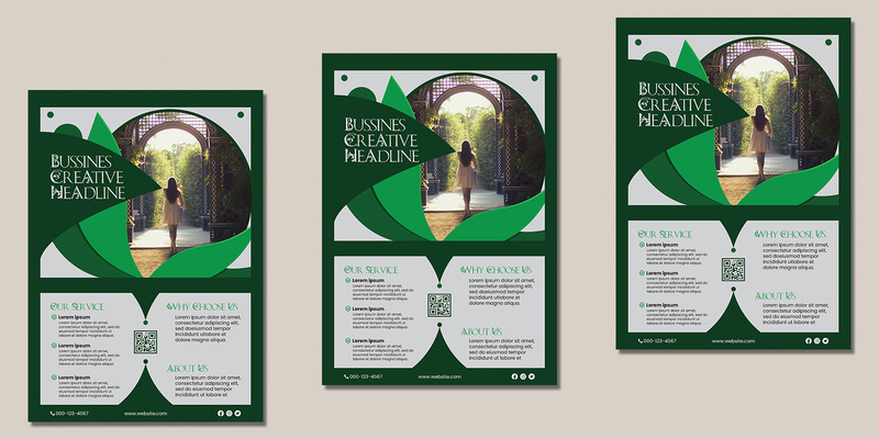 Rare Nature Flyer Template A4 #303626 - TemplateMonster