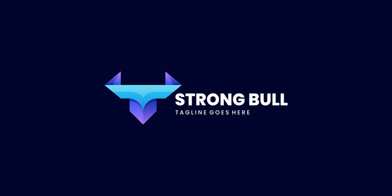 Strong Bull Colorful Logo #258839 - TemplateMonster