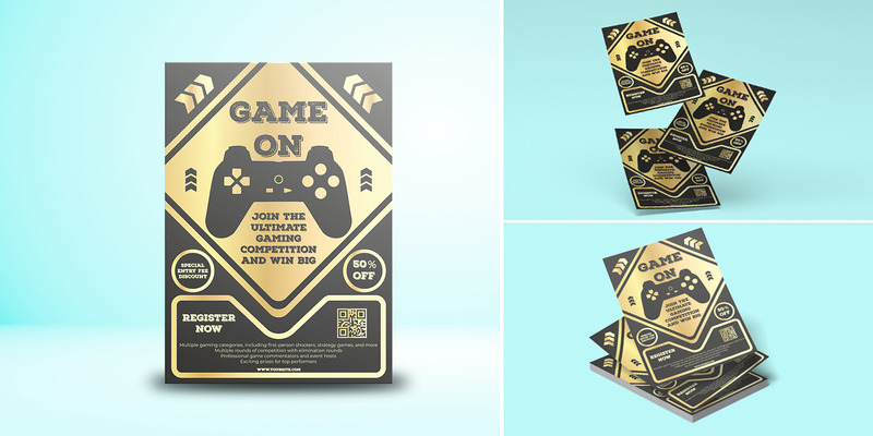 Ultimate Gaming Competition Flyer #317381 - TemplateMonster