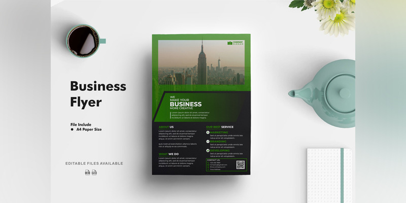 Business Flyer Template 5 #276074 - TemplateMonster