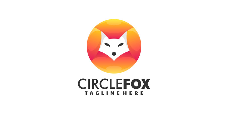 Circle Fox Gradient Logo Design #304697 - TemplateMonster
