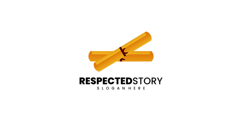 Respected Story Gradient Logo #315403 - TemplateMonster
