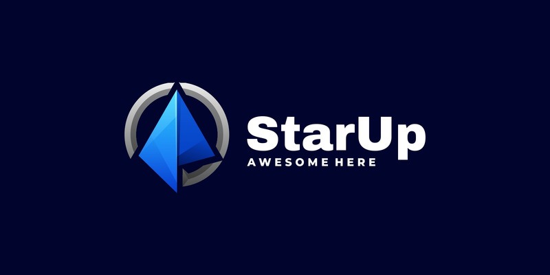 Star Up Gradient Logo Style #236405 - TemplateMonster