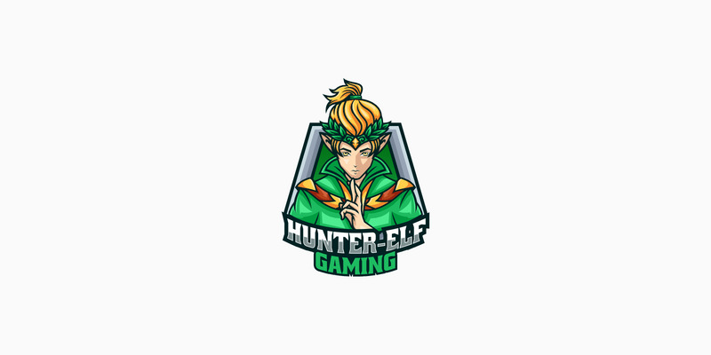 Hunter Elf E- Sport and Sport Logo #464791 - TemplateMonster