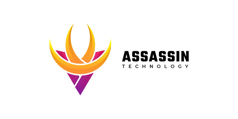 Assassin Gradient Colorful Logo #202800 - TemplateMonster