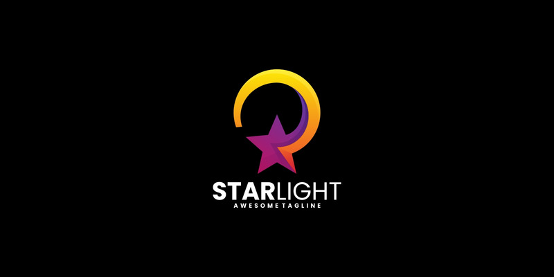Starlight Gradient Colorful Logo #273912 - TemplateMonster