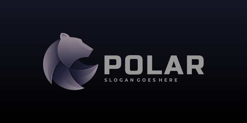 Polar Gradient Color Logo #226199 - TemplateMonster