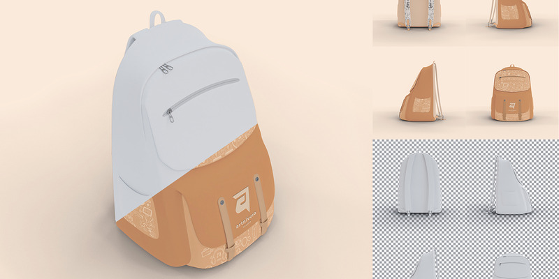 Bundle Backpack Mockups Template #269097 - TemplateMonster