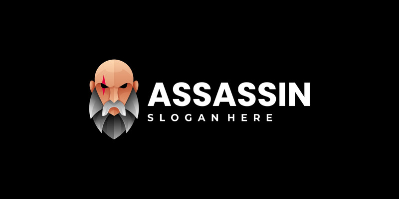 Assassin Gradient Logo Template #230923 - TemplateMonster