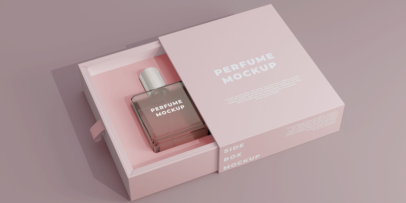 Perfume Packaging Mockup 3 #306621 - TemplateMonster