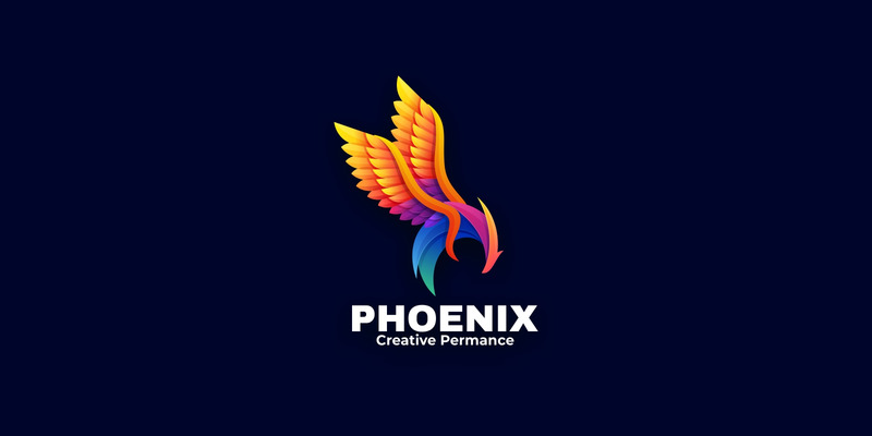 Phoenix Colorful Logo Style #187998 - TemplateMonster