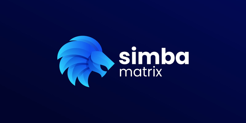 Simba Gradient Logo Style #228218 - TemplateMonster
