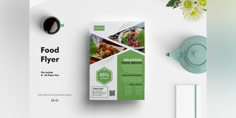Food Flyer Design Template #276079 - TemplateMonster