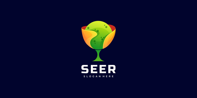 Seer Gradient Colorful Logo Template - TemplateMonster
