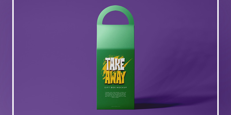 Take Away Box Mockup Template 1 #399779 - TemplateMonster