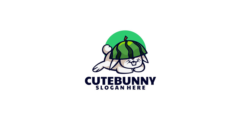 Cute Bunny Cartoon Logo Style #228573 - TemplateMonster