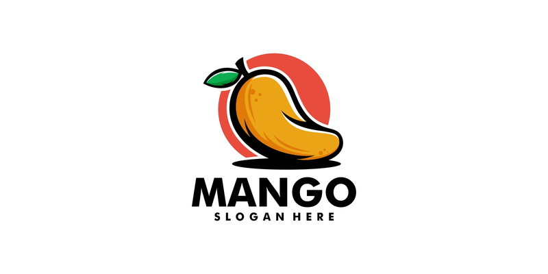 Mango Simple Mascot Logo Template #268017 - TemplateMonster