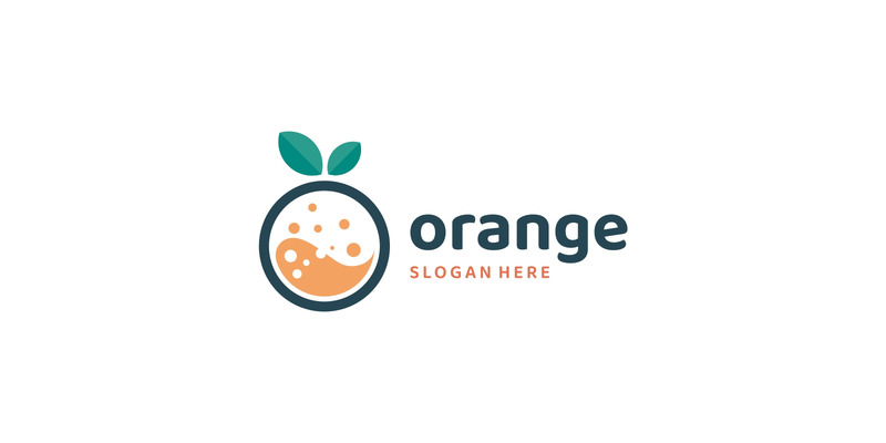Orange Lab Simple Logo Style #239585 - TemplateMonster