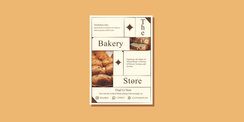 Bakery Flyer Template Design 1 #338005 - TemplateMonster
