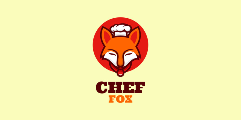 Chef Fox Mascot Cartoon Logo #330662 - TemplateMonster