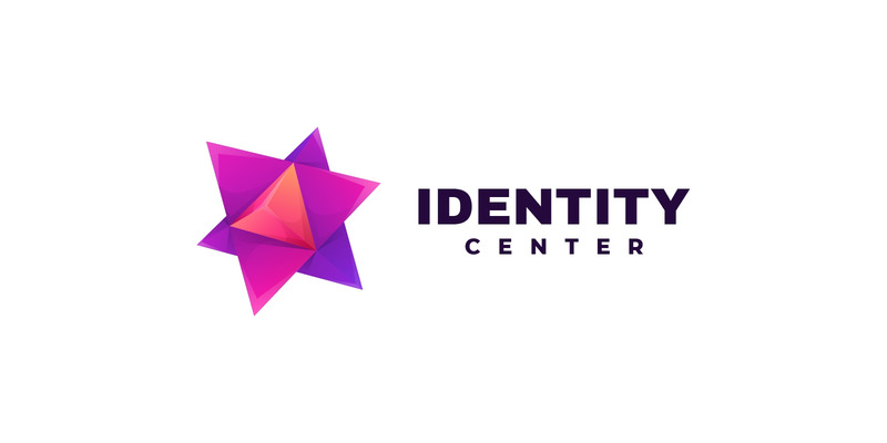 Identity Center Gradient Logo #222226 - TemplateMonster
