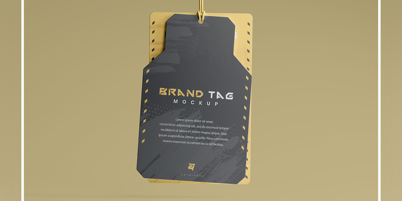 Brand Tag Mockup Template 5 #362776 - TemplateMonster