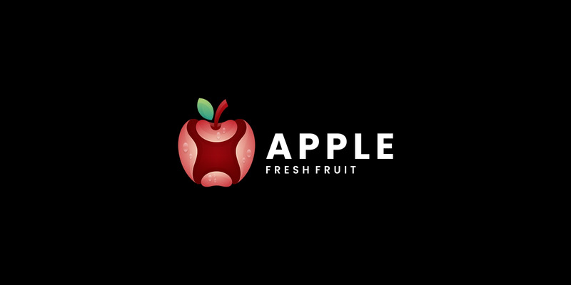 Apple Color Gradient Logo #238711 - TemplateMonster
