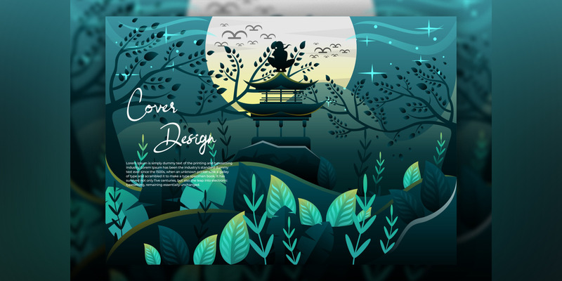 Japanese Cover Design Template #277583 - TemplateMonster