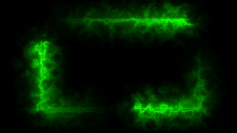 Glowing Smoke Triple Line Webcam Frame Stock Motion Graphic Pack