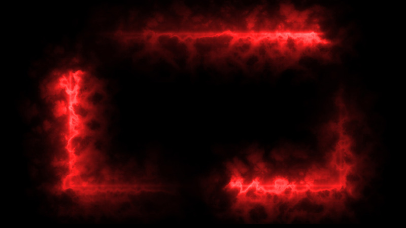 Glowing Smoke Triple Line Webcam Frame Stock Motion Graphic Pack