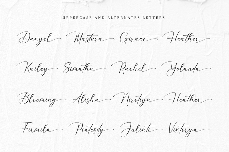 Magthina Blessing Signature Font #334644 - TemplateMonster