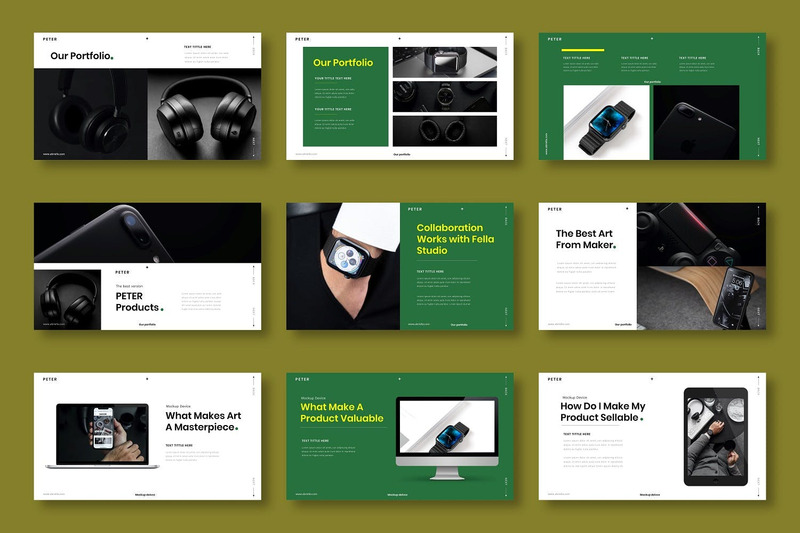 Peter – Business PowerPoint Template - TemplateMonster