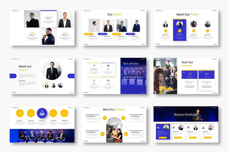 Blacan – Business PowerPoint Template - TemplateMonster