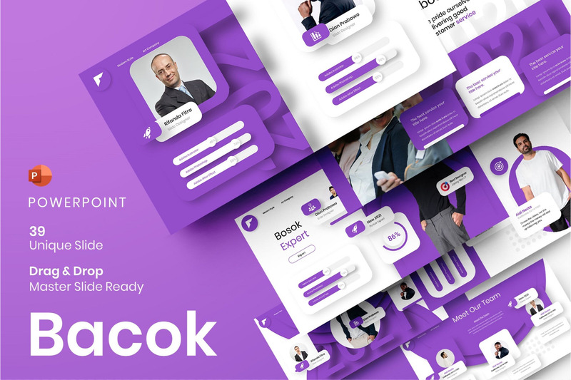 Bacok – Business PowerPoint Template - TemplateMonster