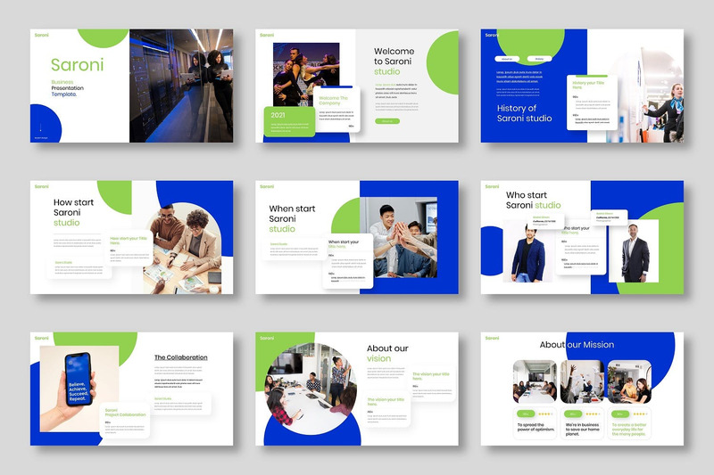 Saroni – Business PowerPoint Template - TemplateMonster