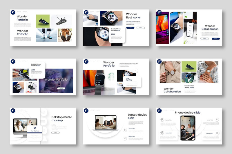 Wonder – Business PowerPoint Template - TemplateMonster