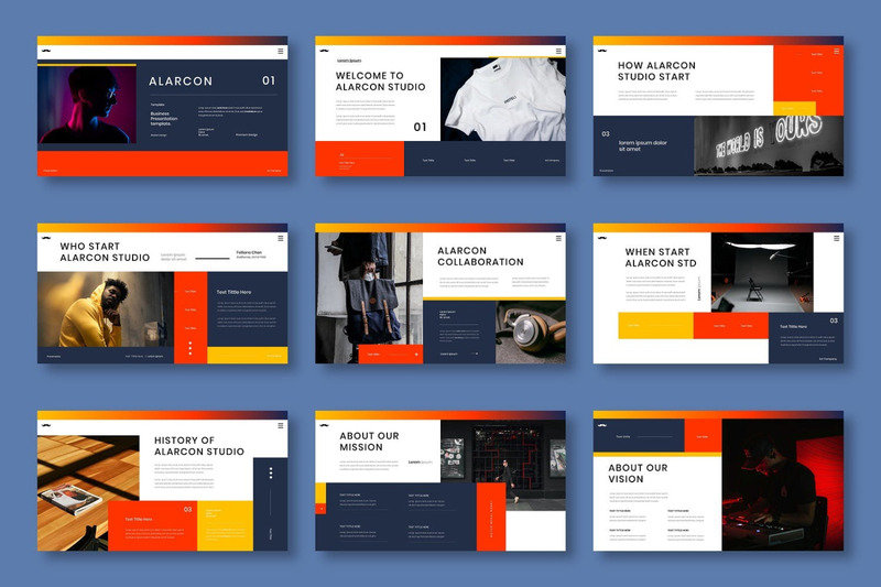 Alarcon – Business PowerPoint Template - TemplateMonster