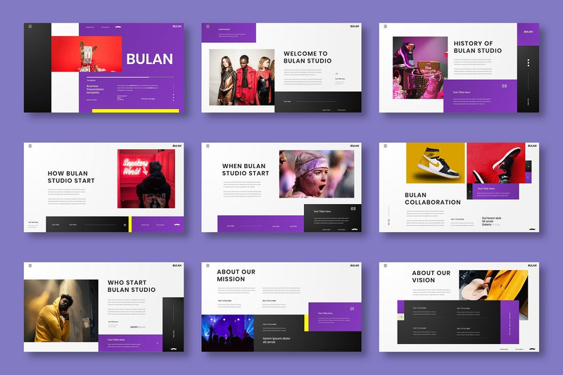 Bulan – Business PowerPoint Template - TemplateMonster