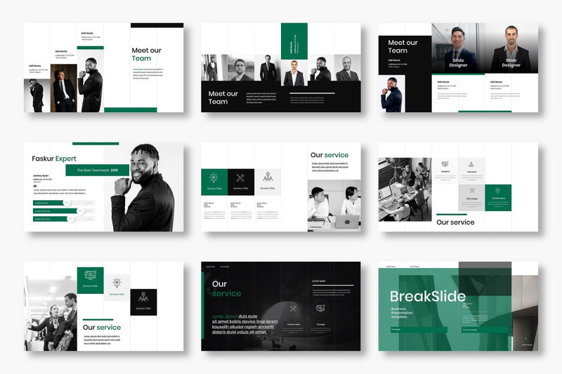 Faskur – Business PowerPoint Template - TemplateMonster