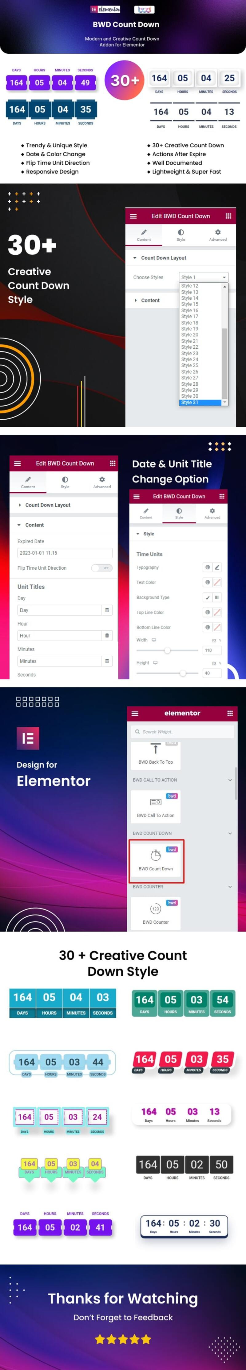 Count Down WordPress Plugin For Elementor - TemplateMonster