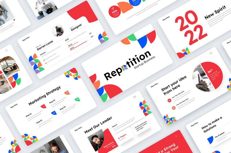 Repetition Creative Business Google Slides Template