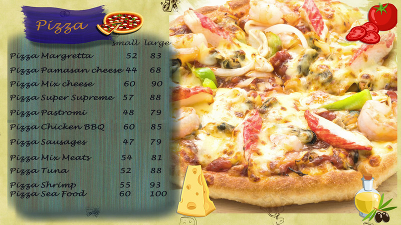 Pizza And Pasta Restaurant Menu Slideshow - After Effects Template
