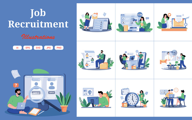 M723_Job Pack d'illustrations de recrutement 1