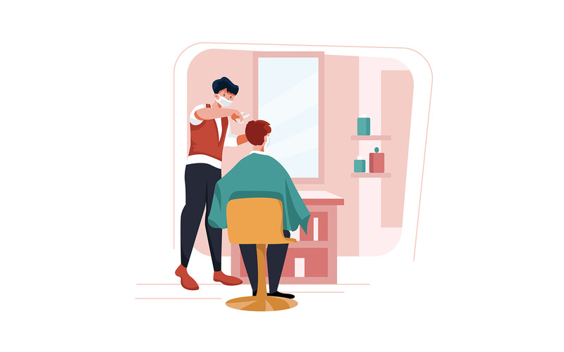 M312_Social Distance Illustrations #225362 - TemplateMonster