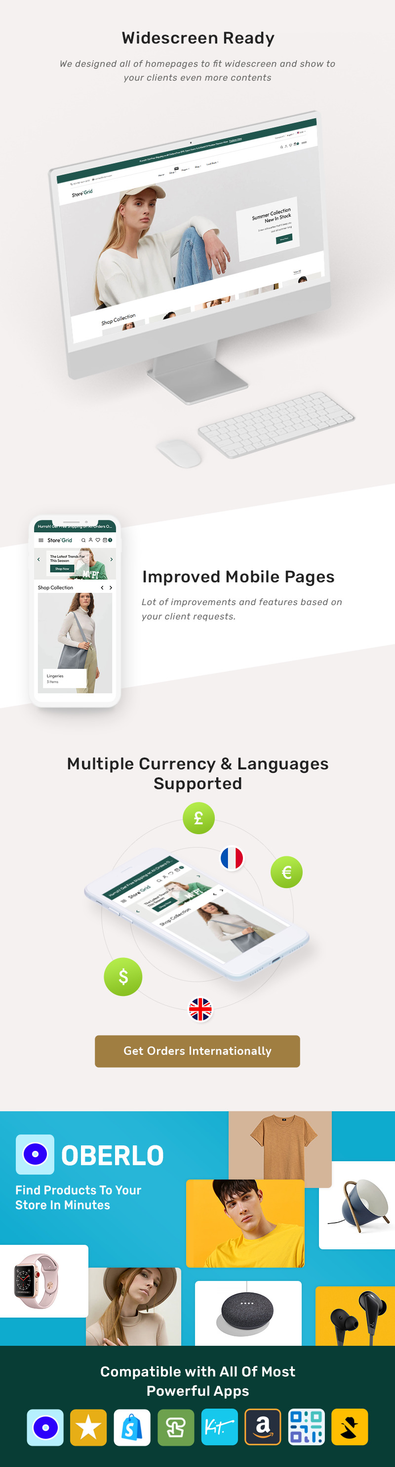 StoreGrid - Moda e acessórios de alto nível Shopify 2.0 Tema multiuso