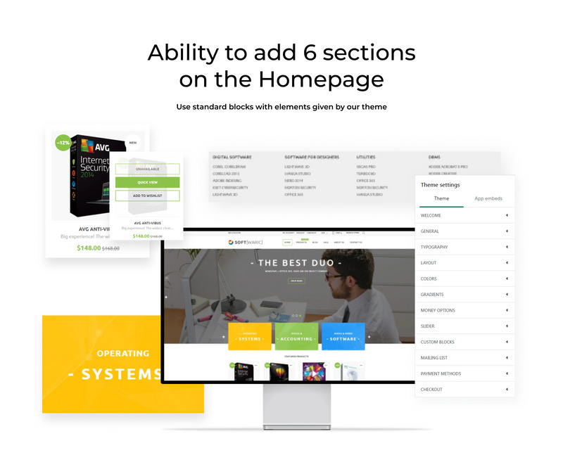 Software Store Responsive Shopify Theme - TemplateMonster