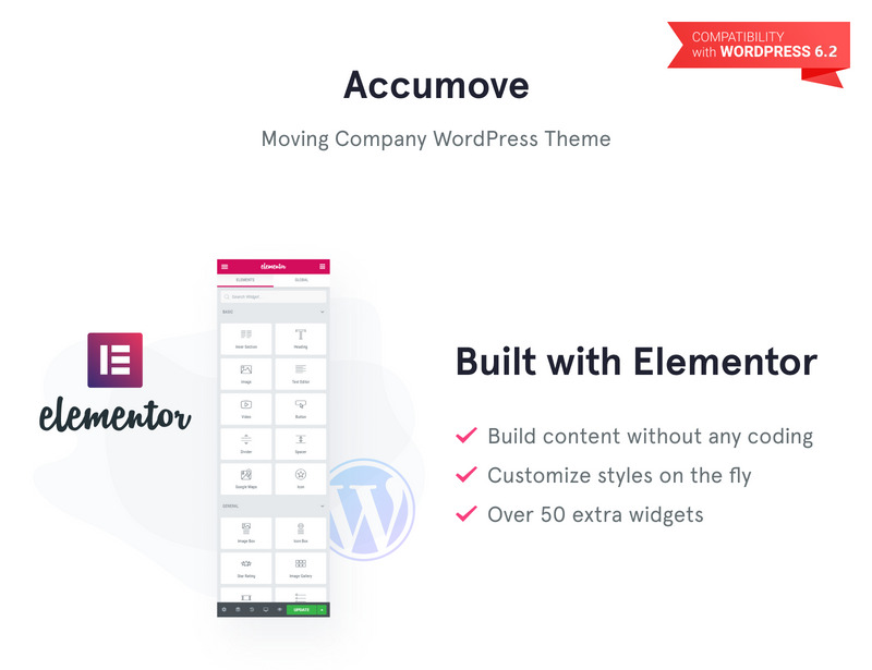Accumove - Moving Company WordPress Theme - TemplateMonster