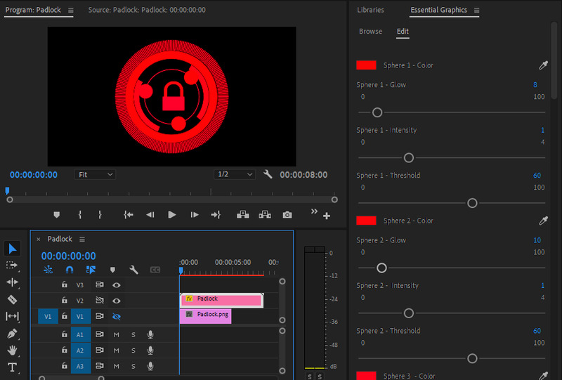 Futuristic Hacker HUB Template After Effects Template