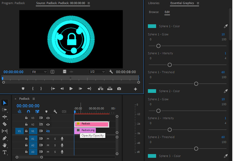 Futuristic Hacker HUB Template After Effects Template