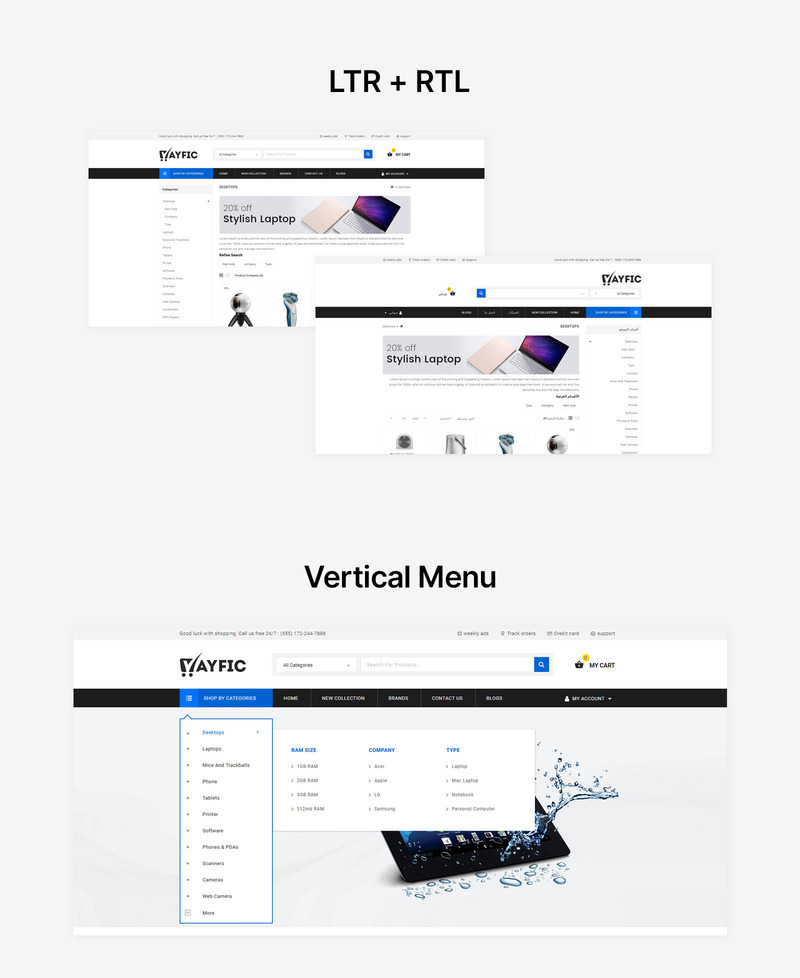 Ayfic - Multi Purpose Store OpenCart Template